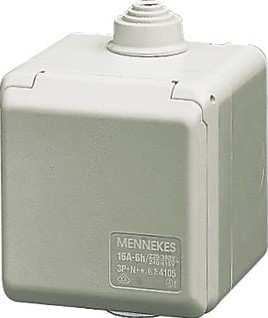 MENNEKES WANDCONTACTDOOS CEPEX 16A 3P 6H 230V IP44 4102 Beng Shop
