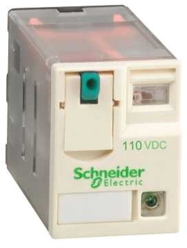 SCHNEIDER ELECTRIC HARMONY RXM MINIATUUR INSTEEKRELAIS 2M/V 110V DC 12A ...