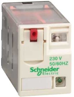 SCHNEIDER ELECTRIC HARMONY MINIATUUR INSTEEKRELAIS 3CO 230V AC 10A LED ...
