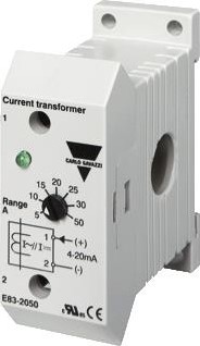 CARLO GAVAZZI STROOM TRANSFORMATOR INSTELBAAR VAN 0-5AAC TM 0-50AAC IN ...