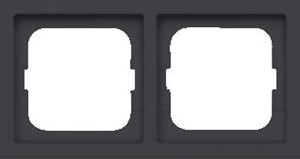 ABB BUSCH JAEGER FUTURE LINEAR 2-VOUDIG AFDEKRAAM VOOR WANDGOOT MONTAGE ...