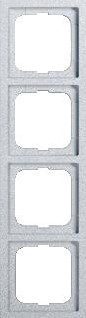 ABB BUSCH JAEGER FUTURE LINEAR 4-VOUDIG AFDEKRAAM VOOR WANDGOOT MONTAGE ...