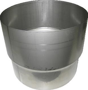 PANFLEX INOX TWIN ENKELWANDIG ROOKGAS KOPPELSTUK RVS 200MM 200MM 254 ...