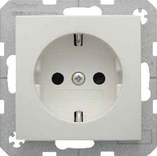 HAGER BERKER S1 DUROPLAST INBOUW 1-VOUDIGE WCD MET RANDAARDE ...