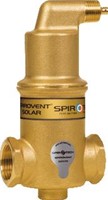 SPIROTECH SPIROVENT SOLAR AUTOCLOSE LUCHTAFSCHEIDER HORIZONTAAL 1 2X ...