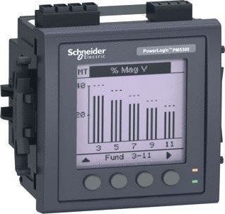 SCHNEIDER ELECTRIC PM5563 ENERGIEMETER LOS DISPLAY-1-63 HARM. 1,1MB 4DI ...