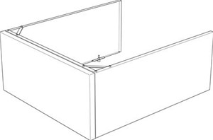 NIBE TOC 2500 TOP CABINET BEPLATING TOT PLAFOND VOOR PLAFONDHOOGTE 2500 ...