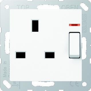 JUNG A-S-500 1-VOUDIGE WANDCONTACTDOOS BRITISH STANDARD ...