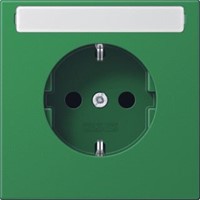 JUNG LS RANGE 1-VOUDIGE WANDCONTACTDOOS MET RANDAARDE SLAGVAST ...