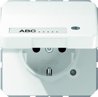 JUNG CD500 1-VOUDIGE WANDCONTACTDOOS MET RANDAARDE KINDERBEVEILIGING ...