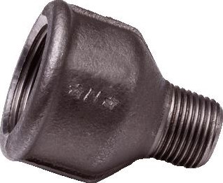 NEFIT INDUSTRIAL NR.246 SOKNIPPEL VERLOPEND MET BINNEN-EN BUITENDRAAD 1 1/4X1 ZWART 9172460065 ...