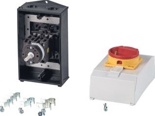 EATON HOOFDSCHAKELAAR 6-POLIG + 1M + 1V 20 A NOOD-UIT-FUNCTIE 90 GRADEN ...