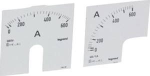 LEGRAND SCHAALVERDELING LEXIC VOOR AMPEREMETER 0-600A REF.NR.014601 ...