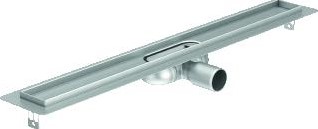 ACO SHOWERDRAIN C DOUCHEGOOT RVS MET VLOERFLENS ZONDER ROOSTER 70MM ...