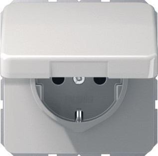JUNG CD500 1-VOUDIGE WANDCONTACTDOOS MET RANDAARDE SLAGVAST ...
