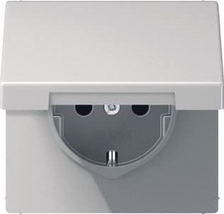 JUNG LS RANGE 1-VOUDIGE WANDCONTACTDOOS MET RANDAARDE SLAGVAST ...