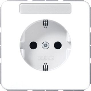 JUNG CD500 1-VOUDIGE WANDCONTACTDOOS MET RANDAARDE KINDERBEVEILIGING ...