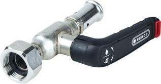 HENCO KOGELKRAAN MET HENDEL PERS X WARTELMOER 16X3/4 INOX BAP-FFV16Z05 ...