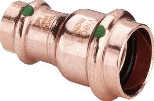 VIEGA PROFIPRESS RECHTE KOPPELING VERLOOPSOK 15MM X 12MM KOPER (PERS X ...