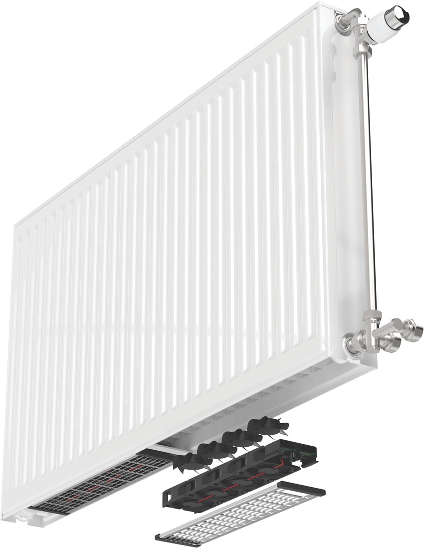 STELRAD COMPACT VENTO LAGETEMPERATUURRADIATOR MET VENTILATOR TYPE22 ...