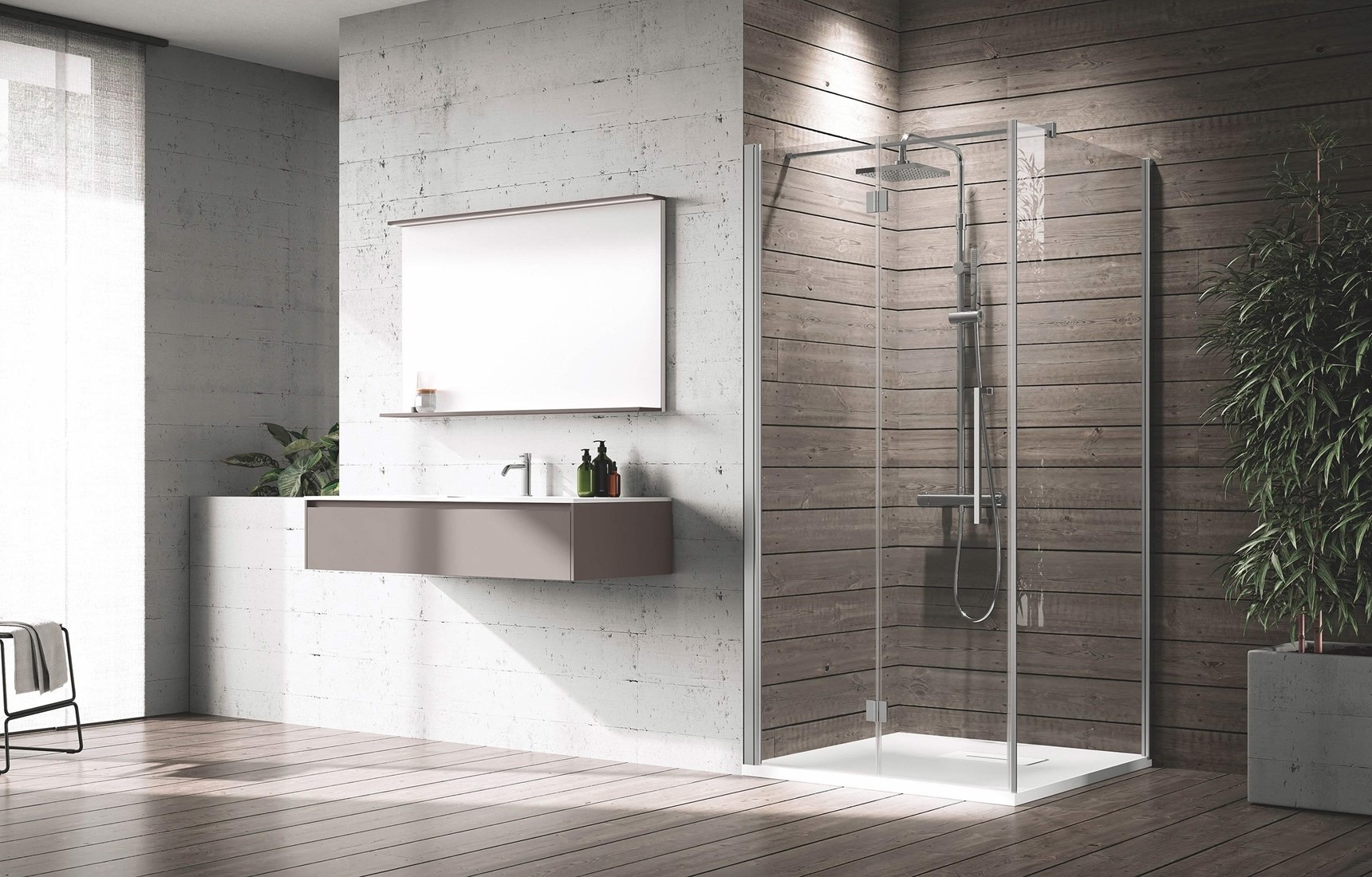 NOVELLINI ZIJWAND VOOR 2GS VOUWDEUR (76 CM VERSTELBAAR T/M 78 CM) X 200 ...