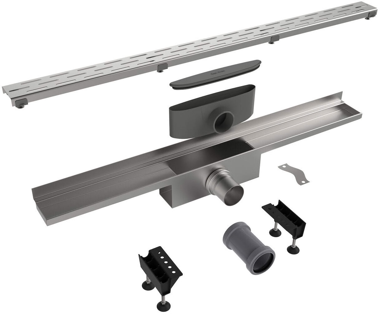EASY DRAIN DOUCHEGOOT COMPACT FLENS 100 CM WS 50 MM ENKEL EDCOMPR 1000 ...